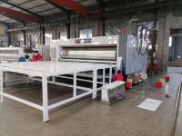 China Semi Auto 4 Colors Corrugated Carton Box Machine Printer Slot Die Cut for sale