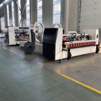 China Corrugated Paperboard Automatic Carton Folder Gluer Machine Pneumatic Driven for sale