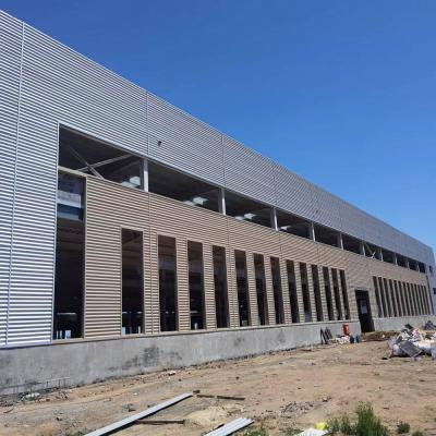 China Custom H Beam Prefabricated Steel Structure Building - 50-70 Year Service Life with Q235B/Q355B Steel Grade for sale