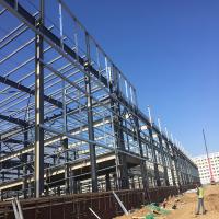 China Q355 Q235 Steel Structure Warehouse with Sandwich Panel Walls - Custom 38m×24m×8m Industrial Building for sale