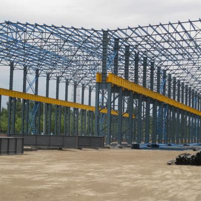 China YDX-WFG Steel Structure Prefab Warehouse Building with Welded H-Section Columns and Beams, 50-70 Year Service Life for sale