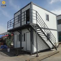 China Prefab Residential Container Home 6m x 3m with Q355 Steel Frame and 50mm Sandwich Panel Walls for sale