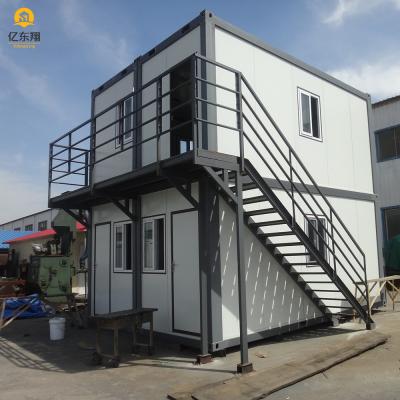 China Prefab Residential Container Home 6m x 3m with Q355 Steel Frame and 50mm Sandwich Panel Walls for sale