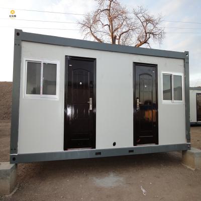 China Galvanized Steel Prefabricated Container House with 50-150mm Glass Wool Panels and 10-30 Year Service Life for sale