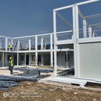 China 6m x 3m Prefabricated Container House with 75mm Insulation and 100km/h Wind Resistance for Modular Office and Residential Use for sale