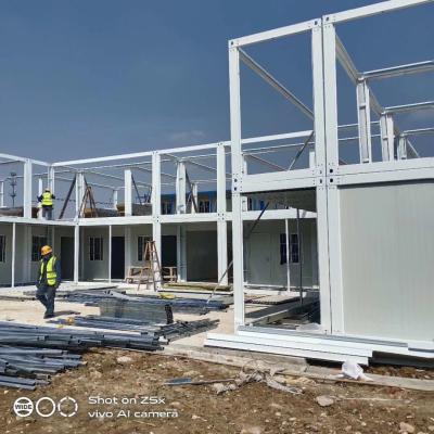 China 6m x 3m Prefabricated Container House with 75mm Insulation and 100km/h Wind Resistance for Modular Office and Residential Use for sale