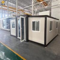China Prefab Steel Frame Expandable Container House with 2.4m Width and 20+ Year Lifespan - Customizable 4-12m Length for sale