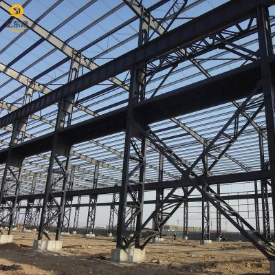 China YDX-IIY Prefab Industrial Steel Building with Aluminum Alloy Windows - 50ft to 150ft Sizes, 5-Year Warranty for sale