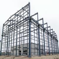 China Customized Snow Load Capacity Steel Warehouse Building with Q235B Q355B Steel Column for sale