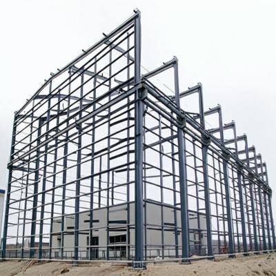 China Customized Snow Load Capacity Steel Warehouse Building with Q235B Q355B Steel Column for sale