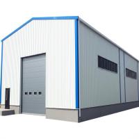 China Steel Structure Warehouse with Q235B Q355B Steel Column and Customized Snow Load Capacity for sale