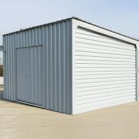 China Steel Frame Storage Shed Q235B Q355B with Sandwich Panel Wall Panel for sale