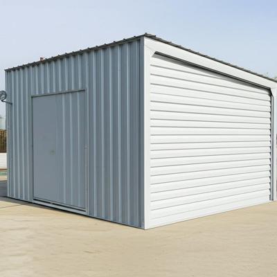 China Steel Frame Storage Shed Q235B Q355B with Sandwich Panel Wall Panel for sale