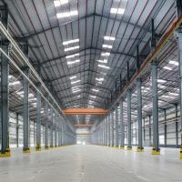 China Steel Structure Warehouse SA 2.5 Shot Blasting 50 Year Life Light Style Industrial Storage for sale