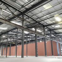 China Prefabricated Steel Structure Aircraft Hangar 60m Clear Span Galvanized Frame 150kmh Wind Resistant CE Certified for sale