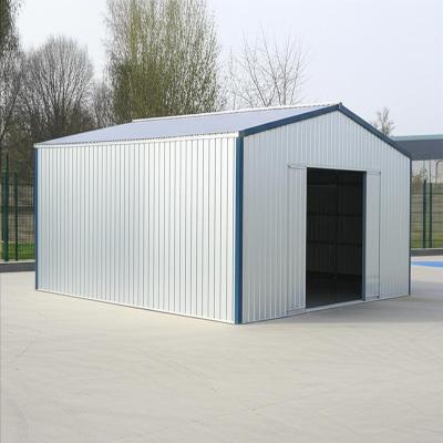 China Sandwich Panel Thickness Between 50-200mm Steel Frame Storage Shed Designed With H Section Column Beam Providing Storage Solution for sale