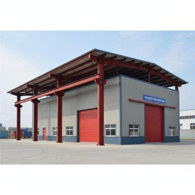 China Corrugated Color Steel Sheet Preassembled Steel Framework Utilizing Carbon Structural Steel Q355B Engineered for Structural Performance for sale