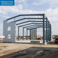 China Prefabricated Steel Structure Portal Frame Custom Size Steel Cladding Sheet Wall Roof for sale