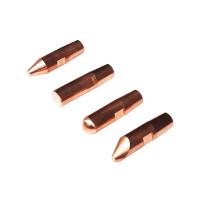 China Consumables Copper Resistance Welding Machine Tips Welding Tips For Spot Welder for sale