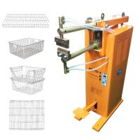 China Stainless Steel Cage Shelf Wire Mesh Foot Row Welder Rowing Spot Welding Machine for sale