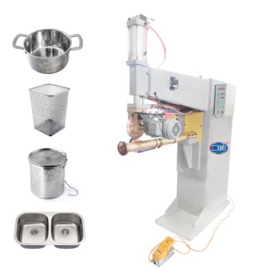 China Linear Longitudinal Circular Air Duct Stitch Welder Machine for Straight Seam Seaming for sale