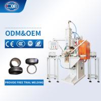 China Metal Automatic Feeding Shock Absorber Bottom Cover Resistance Welding Machine for sale