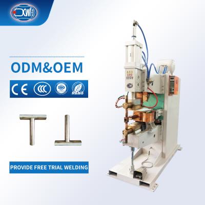 China Pipe Tubing Resistance 3Mm Galvanized T-Joint Tube Pneumatic Welding Machine for sale