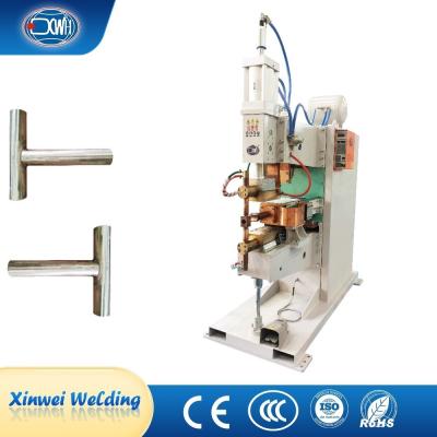 China Customize Resistance Welder Galvanized T-Shaped Tube Projection Welding Machine Price for sale
