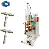 China Pneumatic Resistance 3Mm Hollow Galvanized T Joint Tube Pipe Projection Welder for sale