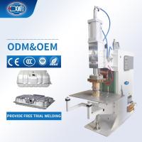 China Stainless Steel Dn 100 Semi Automatic China Customize Resistance Pneumatic Spot Weld Projection Welding Machine for Oil Tank for sale