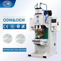 China Pneumatic Medium Frequency Carbon Steel Saw Blade Two Electrodes Fixed Type Rotary Indexing Worktable Spot Welding Machine for sale