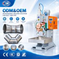 China Motor Roller Pneumatic Ring Electric Aluminum Semi Automatic Stainless Tube Duct Pipe Rolling Seam Welding Machine for sale