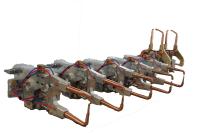 China PLC Robotic Spot Welding Gun , 4.5KN Servo Gun Spot Welding for sale