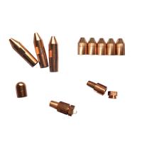 China 28mm Spot Welding Copper Electrodes , High Hardness Spot Weld Nozzle for sale