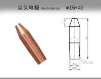 China Copper Electrodes Copper Spot Welding Tip For Spot Welding Machine for sale
