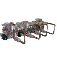 China Car Copper Metal Robotic Spot Gun Welding Machine M5 160 KVA for sale