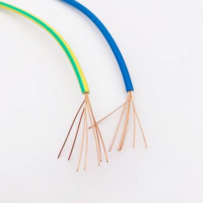 China Oxygen Free Copper Single Core PVC Insulated Wire 4mm2 for sale