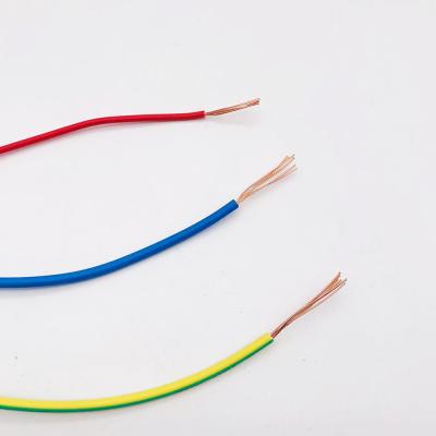 China Oilproof PVC Insulated Single Stranded Wire Flame Retardant Copper Core for sale
