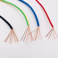 China 1.5 Mm Moistureproof Single Stranded Wire Multicolor Anti Flaming for sale