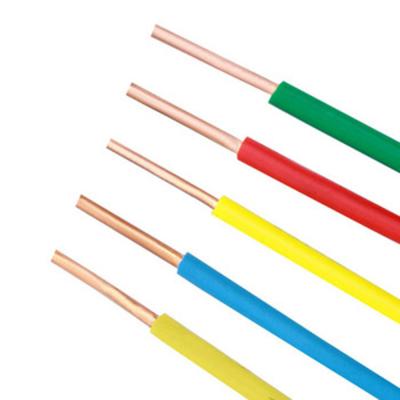 China 750V Multicolor Single Core PVC Insulated Cable Anticorrosive Heat Resistant for sale