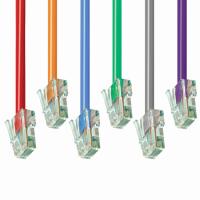 China CAT5e Ethernet Network Patch Cable Unshielded Multicolor Durable for sale