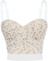 China BUSTIER QUEEN Beaded Bustier Top with Adjustable Straps XS-L Special Occasion Lingerie for sale