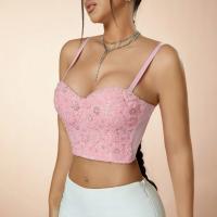 China BUSTIER QUEEN BQ02 Lightly Padded Floral Lingerie Bustier Top Adjustable Straps XS-L for sale