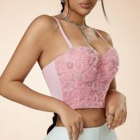 China BUSTIER QUEEN BQ02 Lightly Padded Floral Lingerie Bustier Top Adjustable Straps XS-L for sale