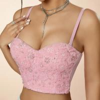 China BUSTIER QUEEN BQ02 Lightly Padded Floral Lingerie Bustier Top Adjustable Straps XS-L for sale