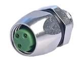 China IP67 M8 Connector Front Install Female 3P Shield for sale