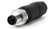 China IP67 M8 Connector Field-Wireable Screw Terminals Male 4P for sale