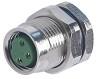 China IP67 M8 Connector After Install Female 3P Shield for sale