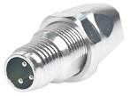 China IP67 M8 Connector Flange Mounting Female / Male 3P Shield for sale
