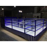 China ODM Cell Phone Store Fixtures Showcase With 8mm Thick Tempered Glass for sale